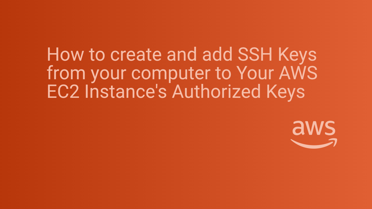 How To Create And Add Ssh Keys To Aws Ec2 Authorized Keys Ezone 2894