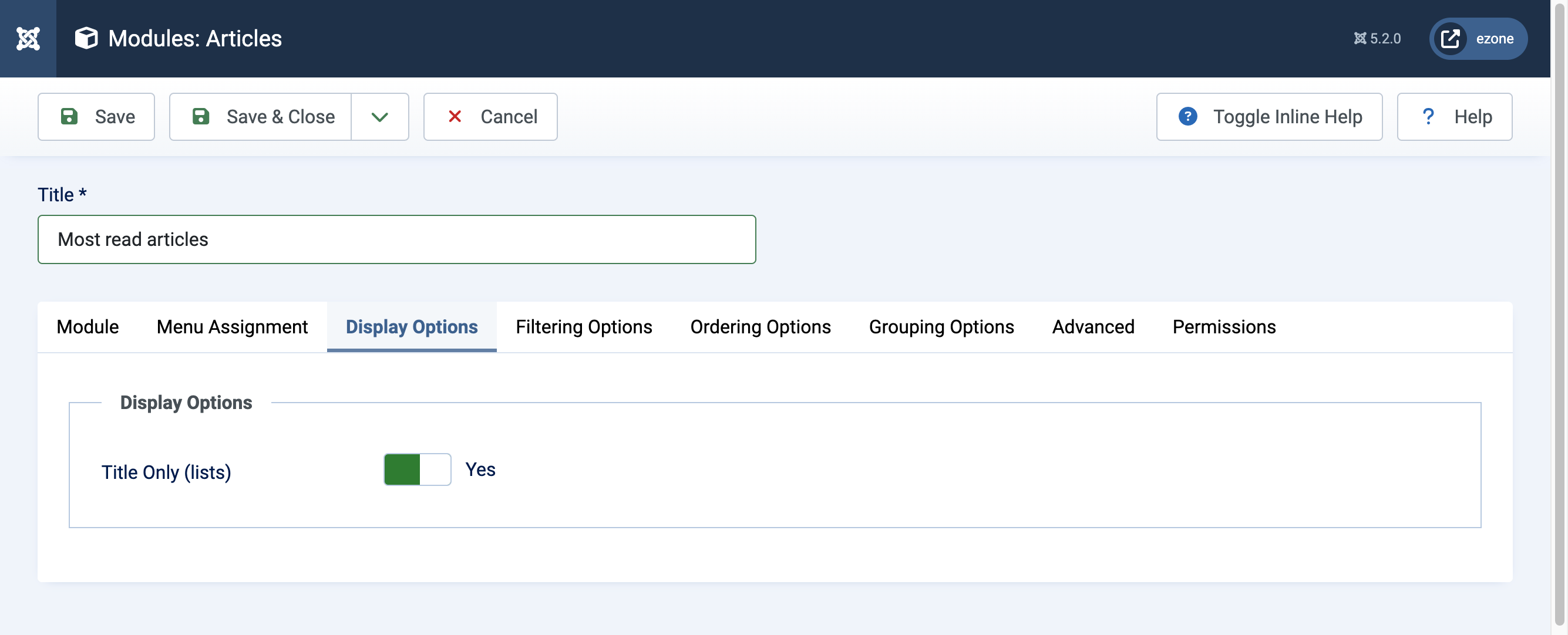 The new all-in-one Articles module for Joomla 5.2 - ezone