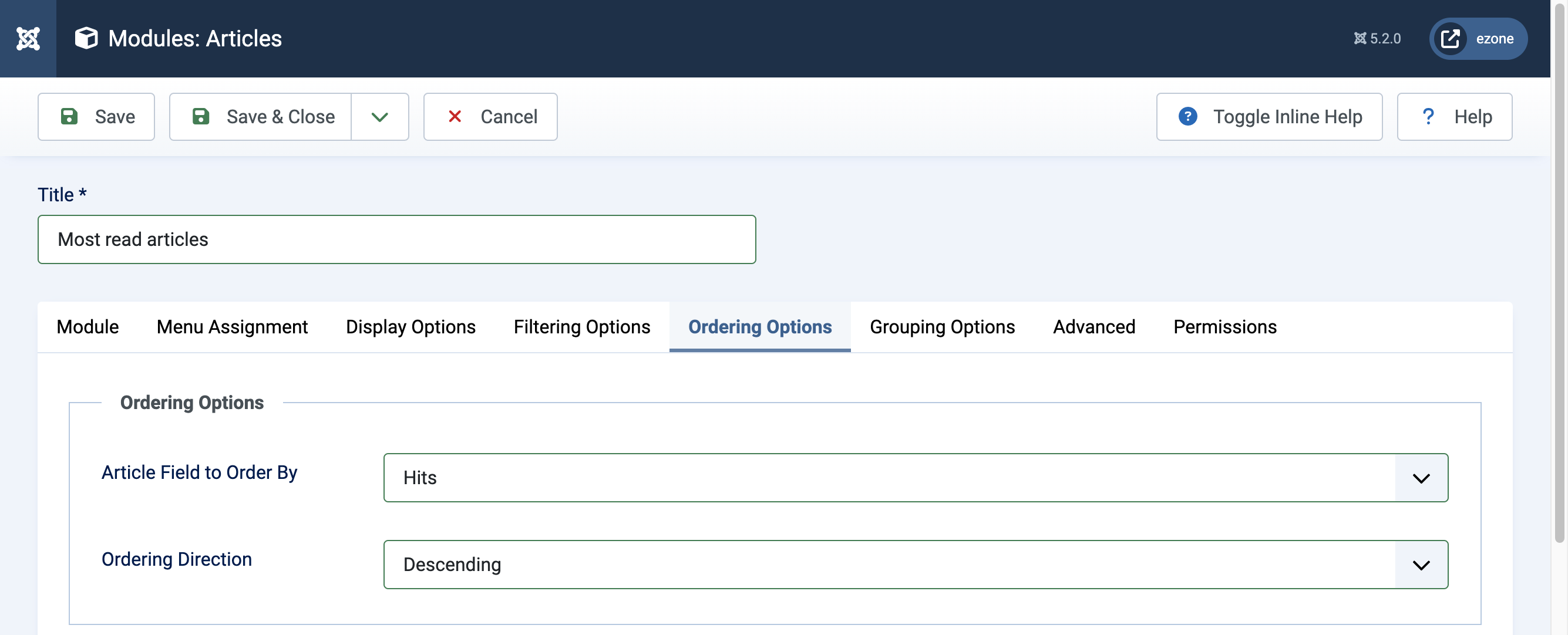 The new all-in-one Articles module for Joomla 5.2 - ezone